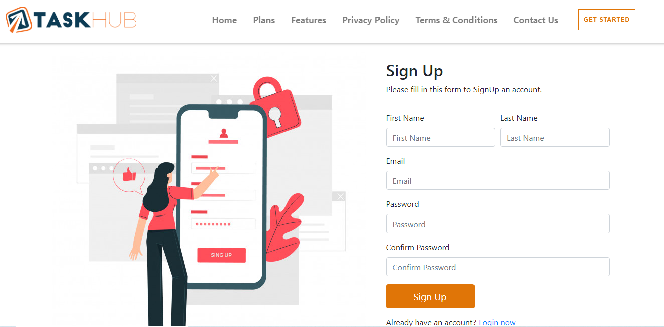Taskhub SaaS - Project Management Tool, Finance & CRM Tool by infinitietech